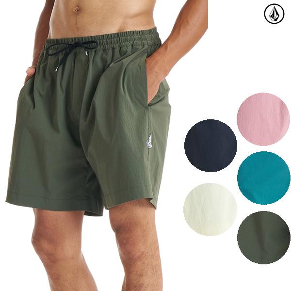 VOLCOM トランクス VBS261021 PISTOL STONE JAM TRUNKS 17定価：　￥6,500(税抜き)カジュアル感のある、コットンライクなナイロンを使用。程良い丈感が魅力のJAMショーツ。ウエストのドローコードと左...