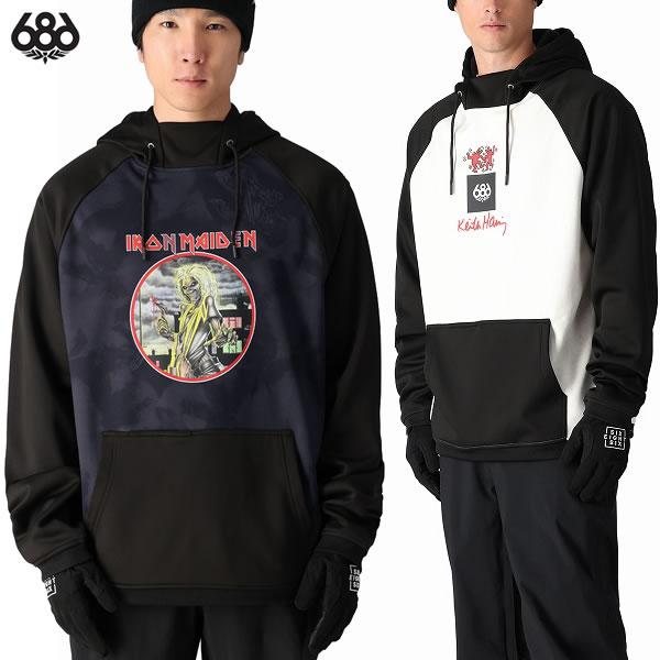 686 パーカー M4WNCS115 BONDED FLEECE PULLOVER HOODY シックスエイトシックス定価：　￥20,000 (税抜き)ストレッチボンデッドファブリック/オーディオポケット！撥水加工されたツヤ感のあるストレッ...
