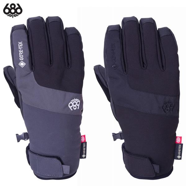 686 グローブ M2WGLV105 GORE-TEX LINEAR UNDER CUFF GLOVE シックスエイトシックス定価：　￥15,500 (税抜き)686のグローブの中でも人気の高いモデルで、GORE-TEXテクノロジーを採用し...