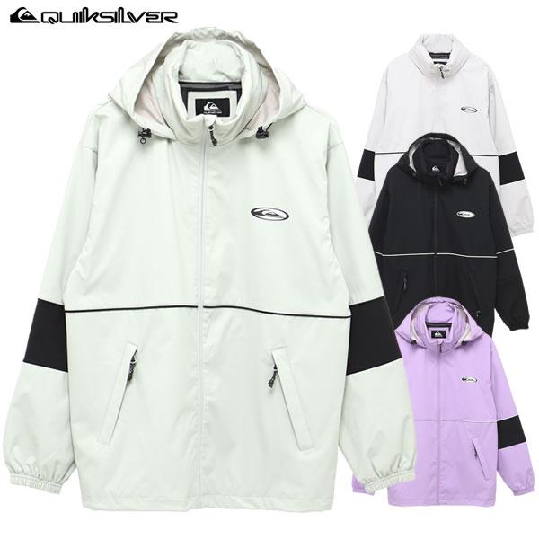 QUIKSILVER ジャケット QUIK SLASH JK qjk233412定価：　￥23,000 (税抜き)バックにプリントされたビッグロゴが印象的なライトジャケットは、シンプルで軽い着用感が人気です。5,000mmの防水・防風性をも...