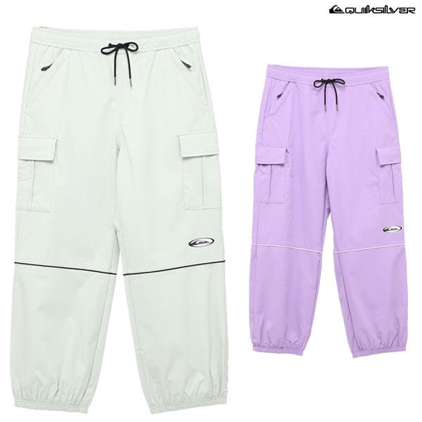 QUIKSILVER パンツ QUIK SLASH PT QPT233413定価：　￥18,000 (税抜き)ライトジャケットとコーディネイト着用がおすすめのバギーカーゴパンツは、膝下のパイピングがアクセント。ドローコードでウェストサイズの...