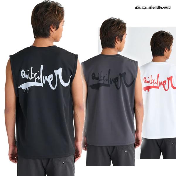 QUIKSILVER ラッシュタンク QLY251021 IMPAIRED LOGO SLY 定価：　￥3,600 (税抜き)快適性の高い素材を使用したノースリーブ仕様のラッシュガード。透けにくく、ハリ・コシと軽い着心地を両立した生地感が特...