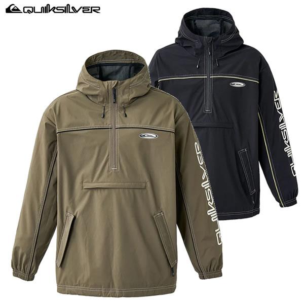 QUIKSILVER スノージャケット QUIK SLASH JK QJK243412定価:　￥23,000（税抜き）袖にプリントされたロゴと、クラシックな雰囲気のパイピングがアクセントのアノラックは、軽い着用感と最低限の機能だけを持ちあわ...
