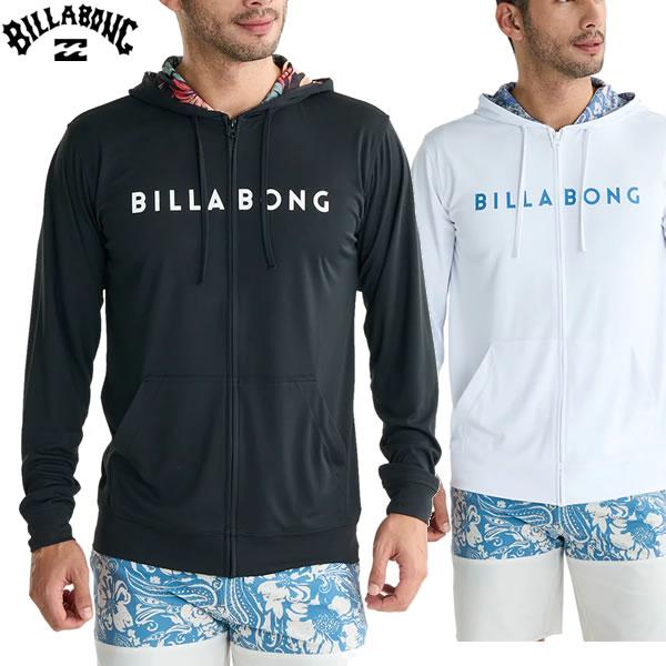 BILLABONG ラッシュガード RASH ZIP HOOD BF01A852定価: ￥8,600（税抜き）伸縮性に優れ、スムースタッチなMATTE UV GUARD(リサイクルポリエステル)を使用したフーディジップ仕様の長袖ラッシュガー...