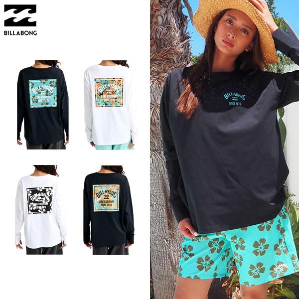 レディース BILLABONG ラッシュガード BG013857 MORFY SQUARE LOGO LS定価: ￥7,000（税抜き）水陸両用の機能ストレッチ素材、MORFYを使用したクルーネックの長袖ラッシュTシャツ。吸水速乾、UVプロ...