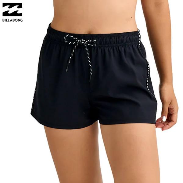 レディース BILLABONG ボードショーツ BG013503 SIDE LOGO TAPE SOLID SHORT BOARDSHORTS定価：　￥5,400 (税抜き)両サイドとバックポケットにロゴテープをあしらったボードショーツ。股...