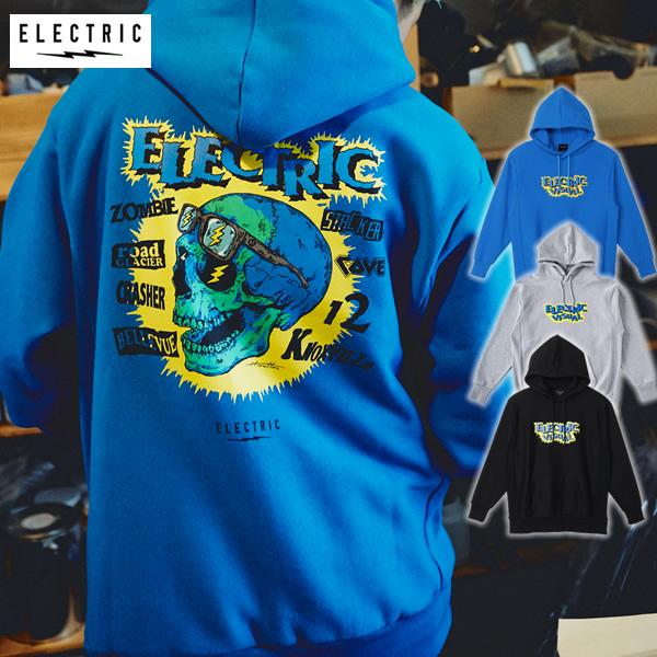 ELECTRIC X HIROTTON コラボパーカー SKULL HOOD E24FU13定価：　￥12,000 (税抜き)ゲレンデ、フィッシング、タウンなど様々なシーンで活躍！HIROTTONアートワークFABRIC : POLYEES...