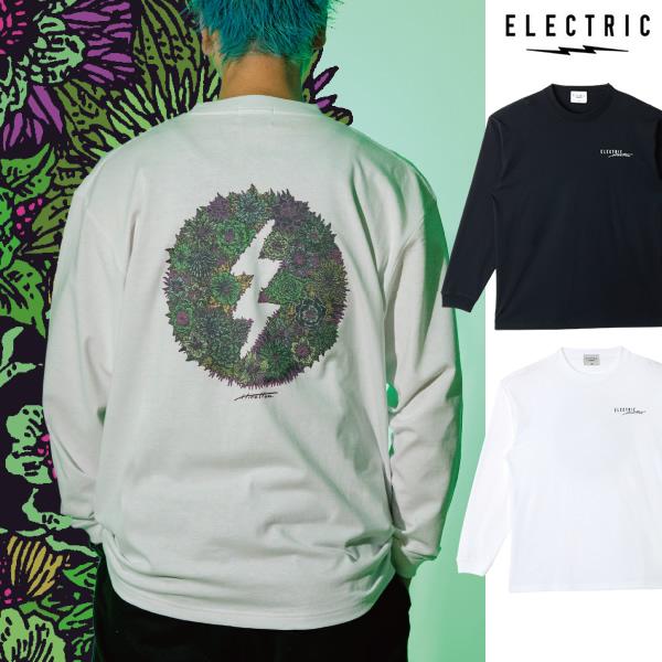 ELECTRIC x HIROTTON ロンTEE E26ST19 BOTANICAL L/S TEE　長袖Tシャツ ヒロットンコラボ定価：　￥6,600 (税抜き)大好評の"HIROTTON"コラボが復活！バックフラワープリントコットン1...