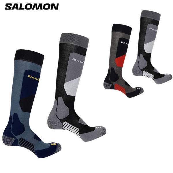 SALOMON 2P ソックス S/ACCESS 2-PACK 定価：　￥5,400 (税抜き)2足セット! 保温性と快適さを最優先に作られたスキーソックス!あたたかい快適な心地よさを最優先に作られた S/ACCESS ソックス。保温性のあ...