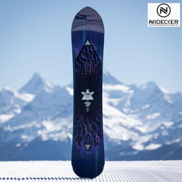 NIDECKER スノーボード ALPHA APX アルファ定価　￥93,000（税抜き）従来のAlphaの革新的なナチュラルアウトラインを継承し、カーボンを増量、レースグレードのベース、そしてプレミアムサイドウォールを採用することで構造を...