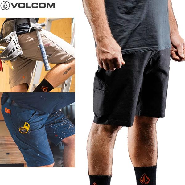 VOLCOM ウォークショーツ CALIPER WORK SHORT 19 a0902001定価：　￥9,800 (税抜き)Volcomワークウェア/タフなワークショーツ！素材：85%コットン、12%ナイロン、3%エラスタンナイロン66の糸...