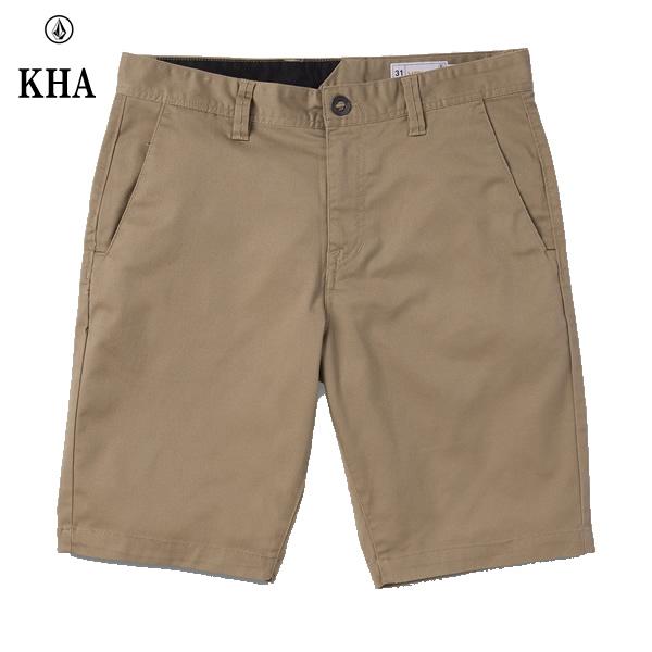VOLCOM ウォークショーツ Frickin Modern Stretch Shorts A0932100定価：　￥6,200 (税抜き)モダンフィット21"アウトシーム5ポケットチノショートT綿 59％ /リサイクルポリエステル 39％...