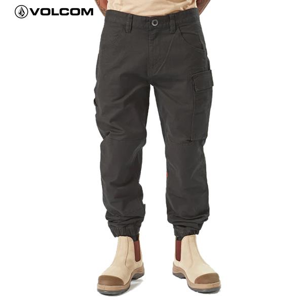 VOLCOM ワークパンツ WORKWEAR CALIPER CUFFED PANTS a1102003定価：　￥11,800（税抜き）モダンな「ソルバー」フィットワークパンツレギュラーライズ、テーパードレッグ快適な伸縮性のある袖口デュアル...