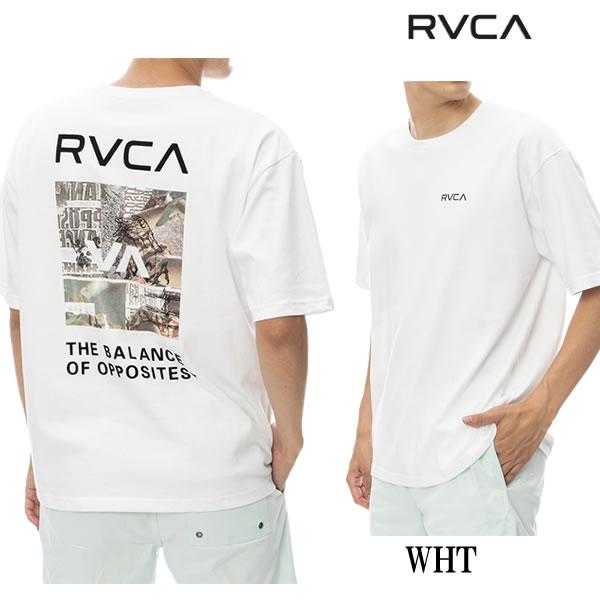 RVCA Tシャツ THRASHED BOX RVCA SS TEE BE041224定価　￥5,500（税抜き）肌触り滑らかなコットン100％で仕立てたクルーネックTシャツ。左胸にRVCAロゴをワンポイントで配し、背面にはビッグサイズでボ...
