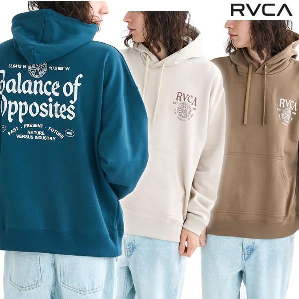 RVCA パーカー BF042009 UTILITY SERVICE HD定価：　￥10,000 (税抜き)ポリエステルコットンのオリジナル素材、ハーフブラッシュドテリーを使用し、通常の半分の起毛量で軽やかさと快適な着心地を両立そたプルオー...
