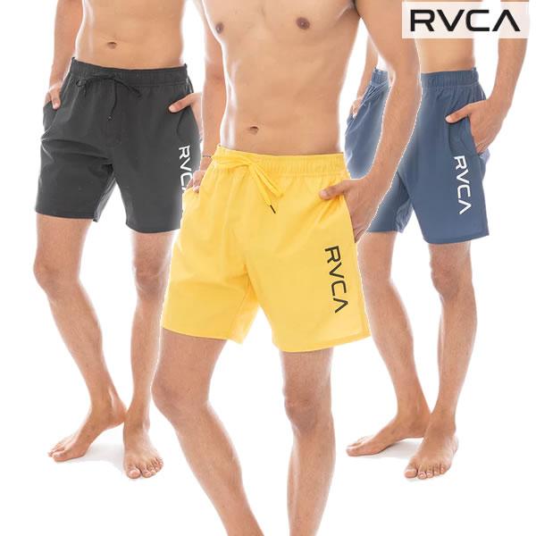 RVCA ボードショーツ BF041530 ELASTIC BS 定価：　￥6,600 (税抜き)左サイドにRVCAロゴをプリントしたボードショーツ。ゴム仕様のウエストにドローコードを内蔵しているので、あらゆるシーンで快適な着用感を提供しま...