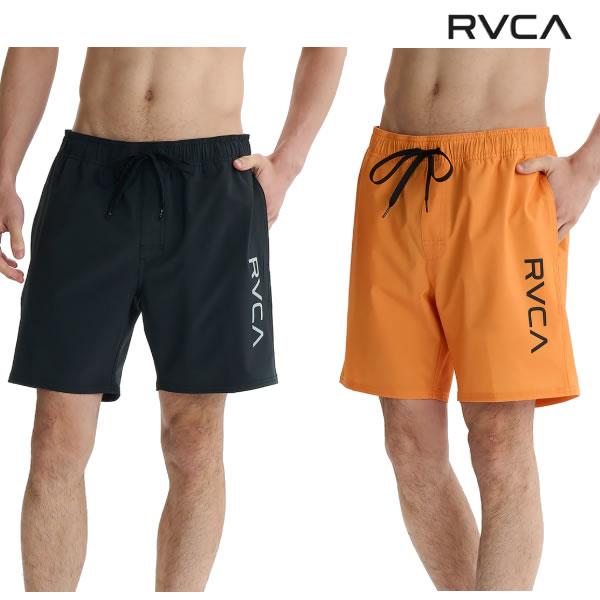 RVCA ボードショーツ BF04A500 ELASTIC BS 17インチ 定価：　￥6,600 (税抜き)お洒落な膝上の水陸両用トランクス！Polyester 85%/Polyurethane15%ウエストゴム街履きに便利なハンドポケッ...