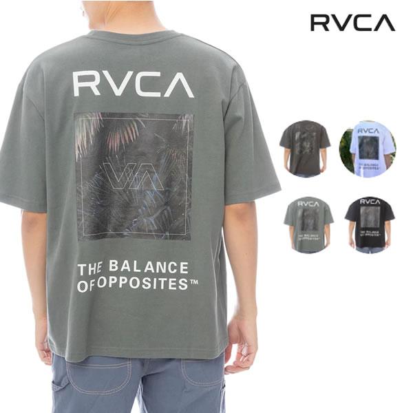 RVCA Tシャツ BF041250 PALM BOX SS Tee定価：　￥5,600 (税抜き)肌触りが滑らかなコットン100％生地を使用した厚手のクルーネック半袖Tシャツ。左胸にはブランドロゴ、背中にはユーズド感のあるフォト風ロゴをプ...