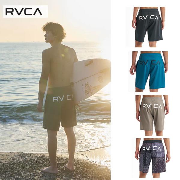 RVCA ボードショーツ BG041505 BACK TRUNK 19インチ 定価：　￥6,600 (税抜き)バックにRVCAロゴを施したボードショーツ。速乾性に優れた4WAYストレッチ素材を使用し、アクティブな動きにもスムーズに対応。裏地...