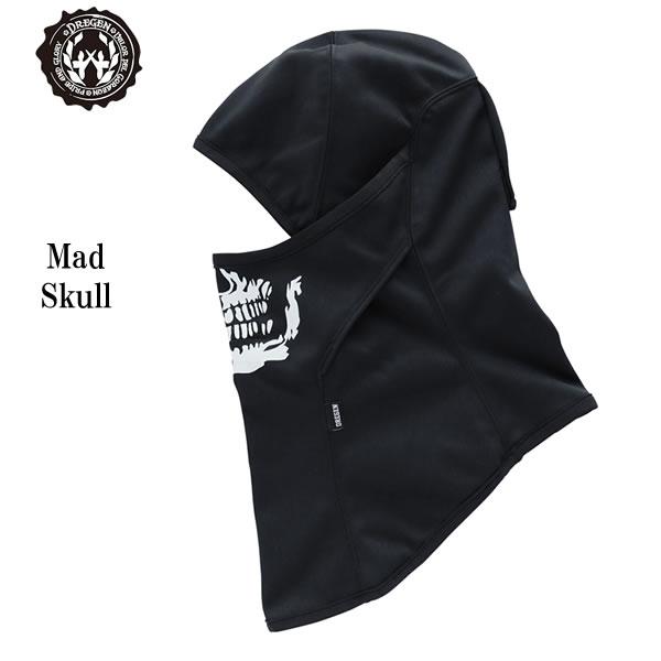 DREGEN バラクラバ AMOTT TYPE-A AM1302/アモットタイプA定価　￥4,200（税抜き）顔を出しやすいバラクラバ！防風、保温、UVカット、ストレッチ素材ゴーグルホールド口元メッシュポリエステル100%サイズ:free■...