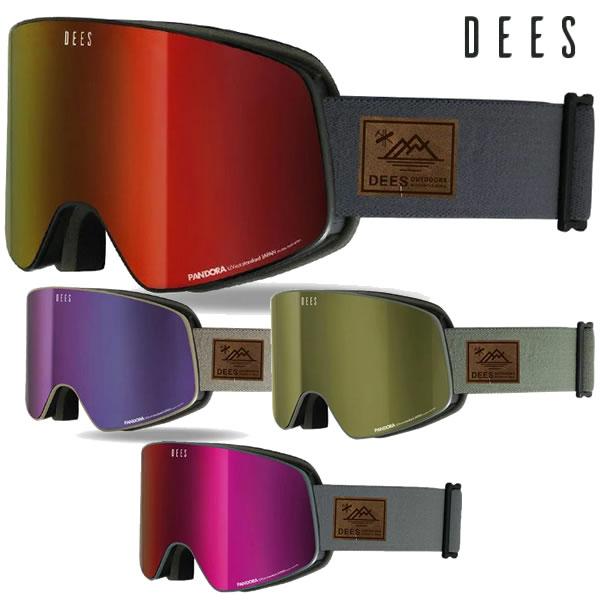 DEES スノーゴーグル DEG-2478 PANDORA メンズ＆レディース 定価：　￥7,500（税抜き）今、絶対に外せないトレンド [平面レンズ] +[ 高発色ミラー] シリーズ！ 軽快なミドルサイズで、気負わず使える。 アウトドアニ...