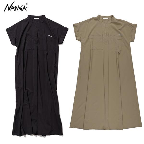 NANGA ドレス N2501-1N408B EXCURSION DRESS定価：　￥15,000（税抜き）リラクシーで春夏のレジャーに最適なワンピース/エクスカーションドレス上品な印象のAラインのマキシ丈ワンピースふんわりシルエットで、汗...