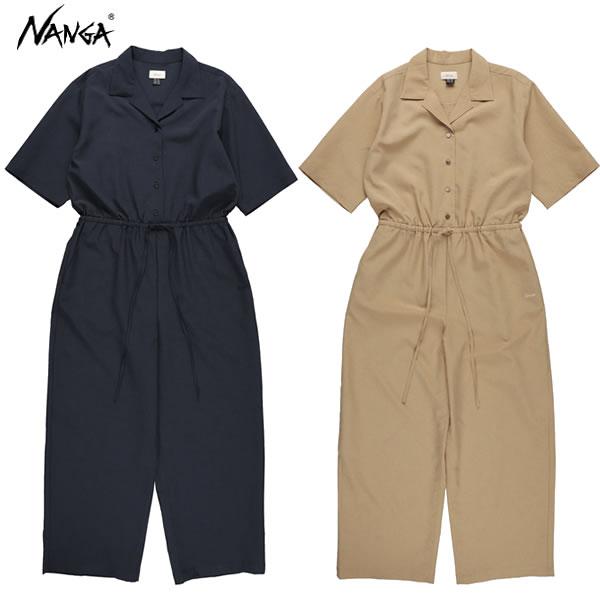 NANGA ワンピース N2611-1N047F DotAir OPEN COLLAR ALL IN ONE W定価：　￥20,000(税抜き)・軽量、通気性、ストレッチ性、吸汗速乾性を兼ね備えたハイテク素材DOT AIRを採用・1枚で簡単...