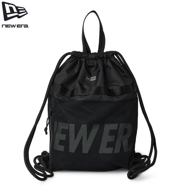 NEW ERA ナップサック 14750913 DAY SACK 150D NE LOGO定価：　￥4,500 (税抜き)イージーなスタイルで背負うことが出来る手提げ付のナップサック。ちょっとした外出時の小物の収納や携帯に便利。手提げ付きで...