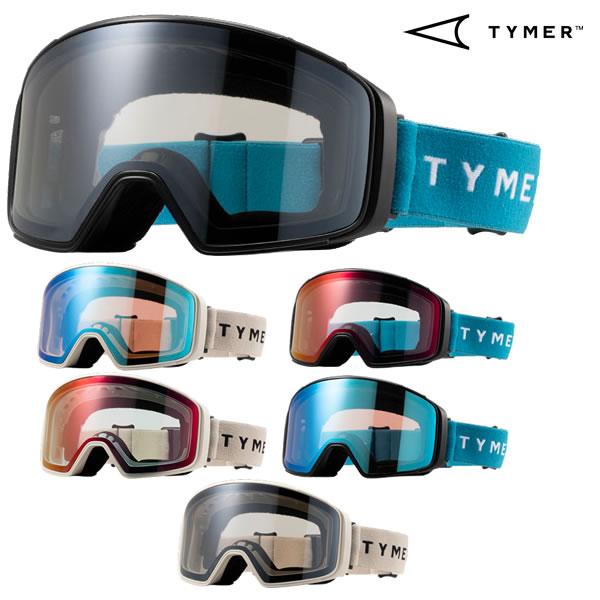 【発売日：2026年12月10日】TYMER スノーゴーグル #01 Cylindrical 調光レンズ定価：　￥15,300（税抜き）スタンダードとも言えるブラックフレームと平面レンズのコンビネーション ナチュラルな視界とネオクラシックな...
