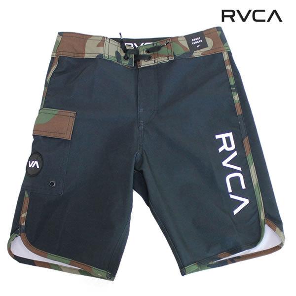 子供用 RVCA トランクス BC045-500定価：　￥5,800（税抜）17インチウエストひもカーゴポケット/VAロゴパッチ/キーループ素材：ポリエステル85％・エラスティーヌ15％■サイズ目安22インチ　・・・　穿き口　約 30cm　...