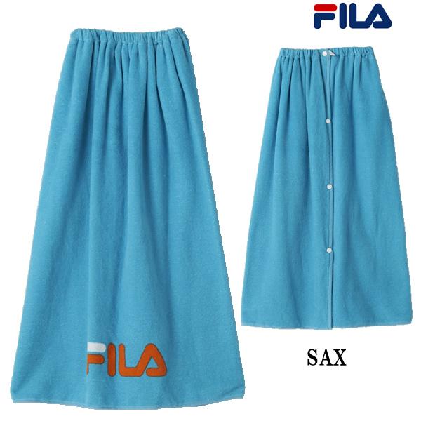 子供用 FILA ラップタオル TOWEL 123-404: 定価：　￥2,500 (税抜き)総柄巻きタオル。水分をしっかり吸収してくれる安心の綿素材。優しい手触りで水から上がったときの冷え防止や紫外線対策にもおすすめです。スナップ釦付きな...