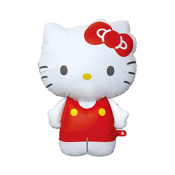 BIGサイズでかわいいキティちゃんのバルーンです♪特別な日や、お誕生日に一緒に写真を撮ったり、サプライズプレゼントにいかがでしょうか？記念写真が可愛く華やかになりますね♪パッケージサイズ：約H20×W14cm 商品サイズ（膨らませ時）：約W...