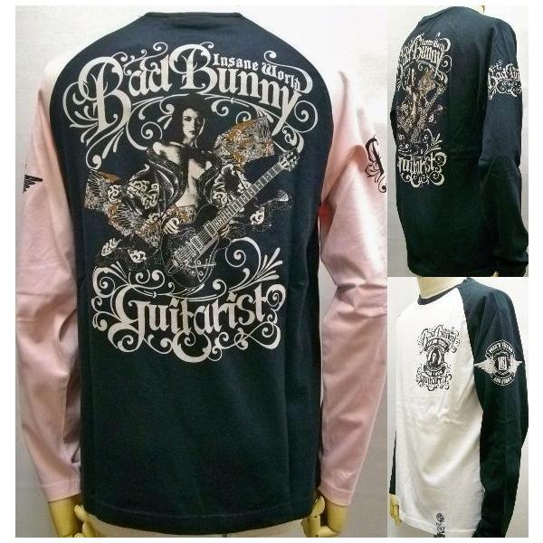 和柄・ロック・バイク・ホットロッド・等のおいしいテイストをミックスしたブランド「Peak'd　Yellow（ピークドイエロー）」のロンＴ　PYLT-172　ギター　デューセンバーグ柄です。素材はコットン（綿）100％の天竺生地を使用、サイズ...