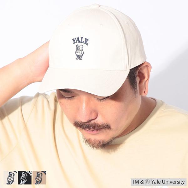 カレッジロゴ ベースボールキャップ（イェール大学）伝統と遊び心が融合したデザインが魅力です。愛らしい犬のキャラクター「ハンサム・ダン」が精緻な刺繍で施されています。幅広く活躍。"アメリカ合衆国コネチカット州ニューヘイブン市に本部を置く170...