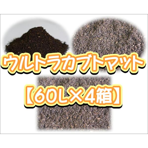 【商品名】ウルトラカブトマット【適用種類】カブトムシ全種（国産・外国産カブトムシの幼虫飼育に特に適しています）成虫：◎　幼虫：☆　産卵：◎【商品説明】完熟発酵のカブトマットに、添加発酵させた朽木(クヌギ・ナラ)を手間暇かけて、しっかりと混ぜ...
