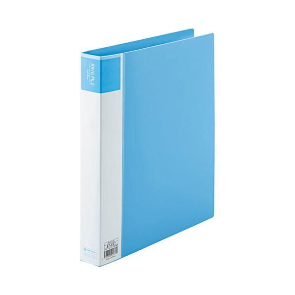 【商品名】 【まとめ】 スマートバリュー 再生PPリングファイルA4S D009J-BL 青 【×5セット】