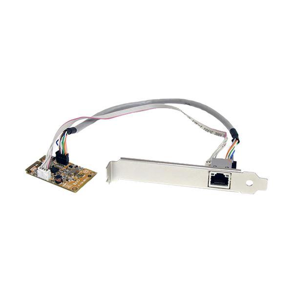 【商品名】 StarTech.com mini PCI Expressカード接続ギガビットイーサネット有線LANアダプタ ST1000SMPEX1個