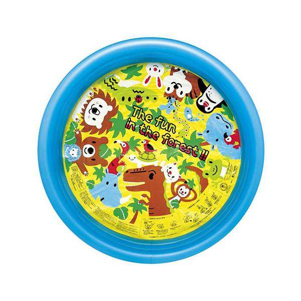 【商品名】 イガラシ フォレストアニマルプール 100cm ブルー プール・海水浴・水遊び・夏のレジャーにピッタリ PLR-103BLV 【ジャンル・特徴】 かわいい動物柄のプールです [ PLR-103BLV ]