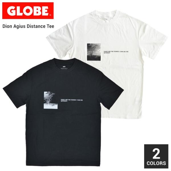 GLOBE (グローブ) DION AGIUS DISTANCE TEE Tシャツ 半袖 カットソー メンズ クルーネックTシャツ ティーシャツ ストリート スケート 日本正規代理店商品サイズ（平置cm）Sサイズ　着丈71cm 身幅51cm...