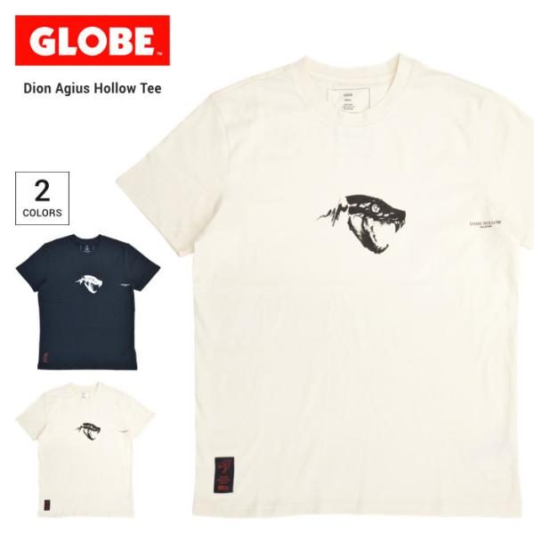 GLOBE (グローブ) Tシャツ Dion Agius Hollow Tee 半袖 カットソー メンズ S-XL ブラック オフホワイト日本正規代理店商品サイズ（平置cm）Sサイズ　着丈69cm 身幅51cm 袖丈(肩上から)20cm 肩...