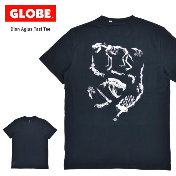 GLOBE (グローブ) Tシャツ Dion Agius Tasi Tee 半袖 カットソー メンズ S-XL ブラック日本正規代理店商品サイズ（平置cm）Sサイズ　着丈69cm 身幅50cm 袖丈(肩上から)20cm 肩幅44cmMサイズ...
