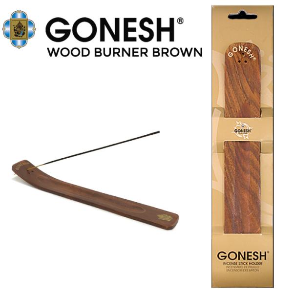 GONESH (ガーネッシュ) お香立て WOOD BURNER BROWN ウッドバーナー スティック 香立 雑貨 アロマ 御香日本正規代理店商品サイズ（容量）ONESIZE (約長さ26cm×幅3.6cm×厚さ0.6cm)GONESHイ...