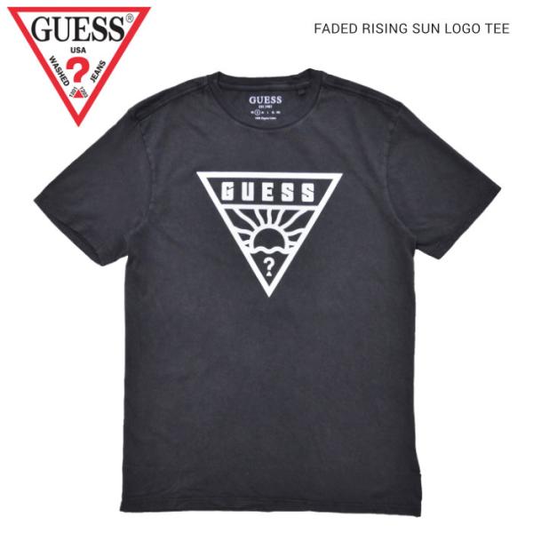 GUESS (ゲス) Tシャツ SS BSC RISING SUN PRIDE TEE 半袖 カットソー メンズ S-XL ブラック日本正規代理店商品サイズ（平置cm）Sサイズ　着丈68cm 身幅47cm 袖丈(肩上から)20cm 肩幅44...