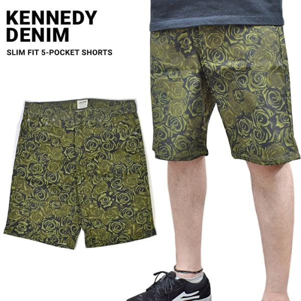 KENNEDY DENIM ケネディ デニム SLIM FIT 5-POCKET SHORTS ショーツ ショートパンツ ハーフパンツアメリカ直営店買付の本物/正規品サイズ（平置cm）30inc　ウエスト84cm 股下26cm 股上27cm...
