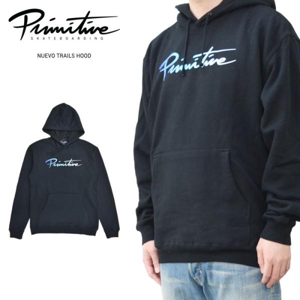 PRIMITIVE (プリミティブ) パーカー NUEVO TRAILS HOOD スウェット フリース メンズ S-XL ブラック日本正規代理店商品サイズ（平置cm）Mサイズ　着丈74cm 身幅53cm 袖丈(肩上から)66cm 肩幅52...
