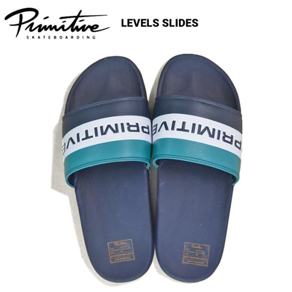 PRIMITIVE (プリミティブ) サンダル LEVELS SLIDES SANDAL スライドサンダル シャワーサンダル日本正規代理店商品ストラップ部分にPRIMITIVEロゴを配置      シンプルかつクラシカルなデザイン。    ...