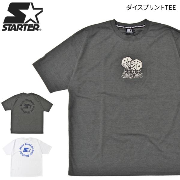 STARTER BLACK LABEL (スターター ブラックレーベル) Tシャツ ダイスプリントTシャツ TEE 半袖 カットソー トップス M-XL日本正規代理店商品サイズ（平置cm）Mサイズ　着丈71cm 身幅59cm 袖丈(肩上から...