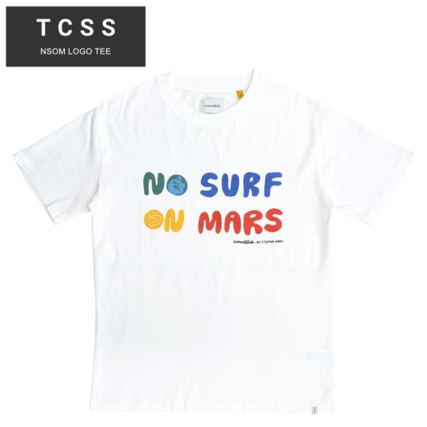 TCSS (ティーシーエスエス) Tシャツ NSOM LOGO T-SHIRT TEE 半袖 カットソー メンズ S-XL ホワイトアメリカ直営店買付の本物/正規品サイズ（平置cm）Sサイズ　着丈65cm 身幅49cm 袖丈(肩上から)19...