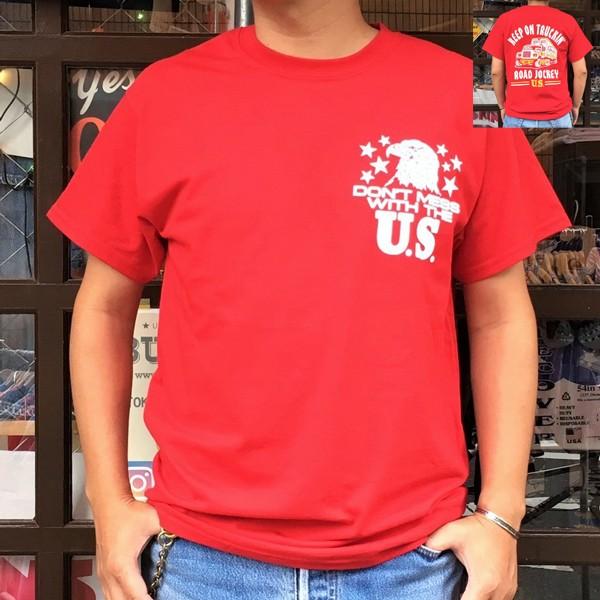 BUDDYオリジナルデザインの KEEP ON TRUCKIN'Tシャツ。フロント、バック共にラバーインクでプリントしています。ボディにはU.S.メーカーのGILDANを使用。コットン100％。着用モデル：身長166cm・体重59kg・ウエ...