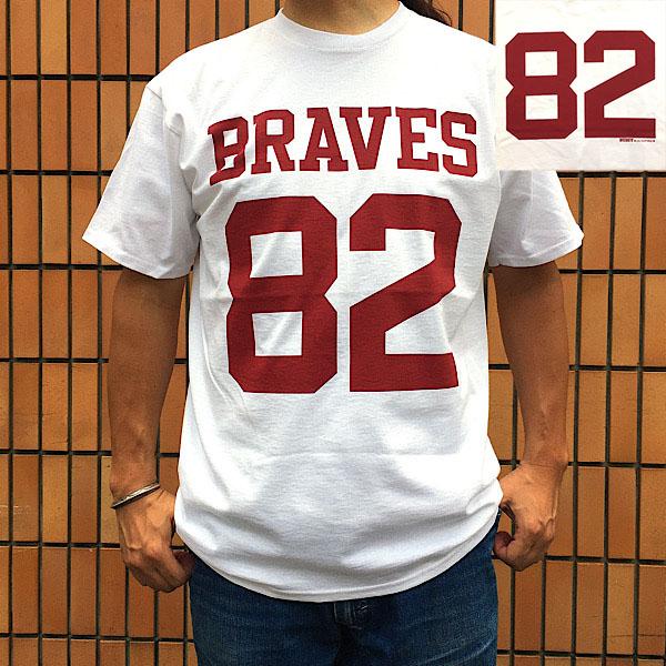 BUDDY × FRUIT OF THE LOOM BRAVES 82 Ｔシャツボディの素材には上質なアメリカ綿を使用し、アメリカ規格と日本規格の良い部分をミックスしたヨーロッパ規格の FRUIT OF THE LOOM のプレミアムTシャ...